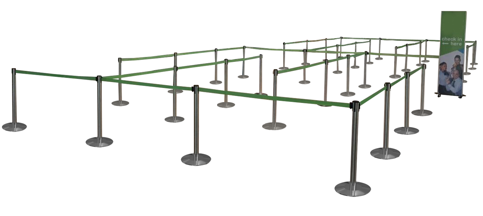 Retractable Belt Barriers - Stanchions for sale | Queue Solutions