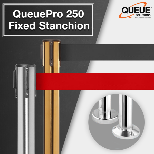 The QueuePro 250 Fixed: Providing Permanent Queueing Solutions | Queue Solutions