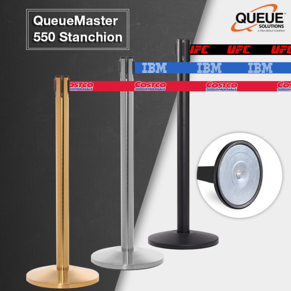 QueueMaster 550: Affordable and Effective Crowd Control | Queue Solutions